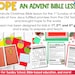 Hope: an Advent Bible Lesson for Kids, Printable Christmas Craft (PDF ...