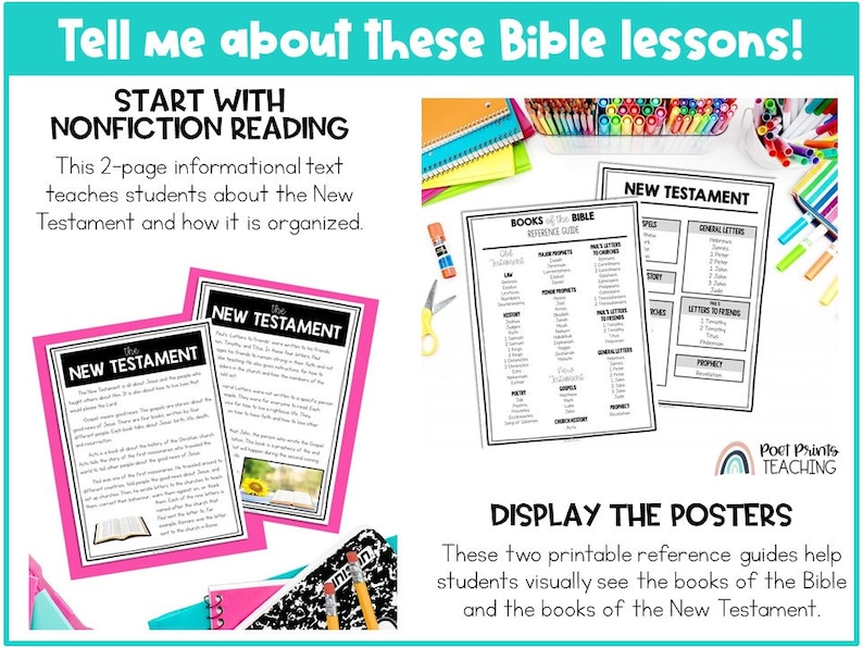 The Books of the Bible Lessons for Kids, New Testament, Bible Study ...