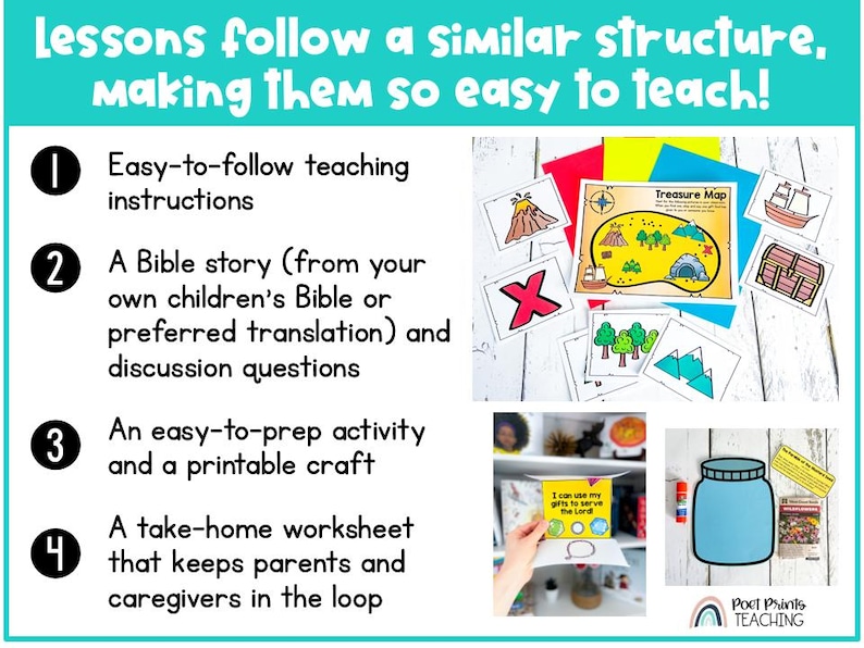 Parables of Jesus (set 2), 5 Preschool Bible Lessons for Sunday School ...