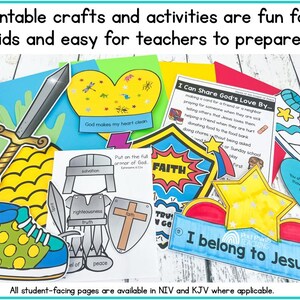 Armor of God Bible Lesson: 8 Printable Crafts & Activities (preschool ...