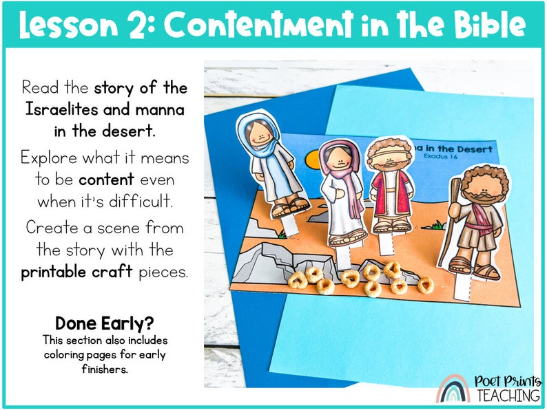 Contentment and Gratitude Bible Lessons for Preschool and Kindergarten ...