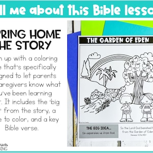 Adam and Eve Preschool Bible Craft and Lesson, Garden of Eden ...