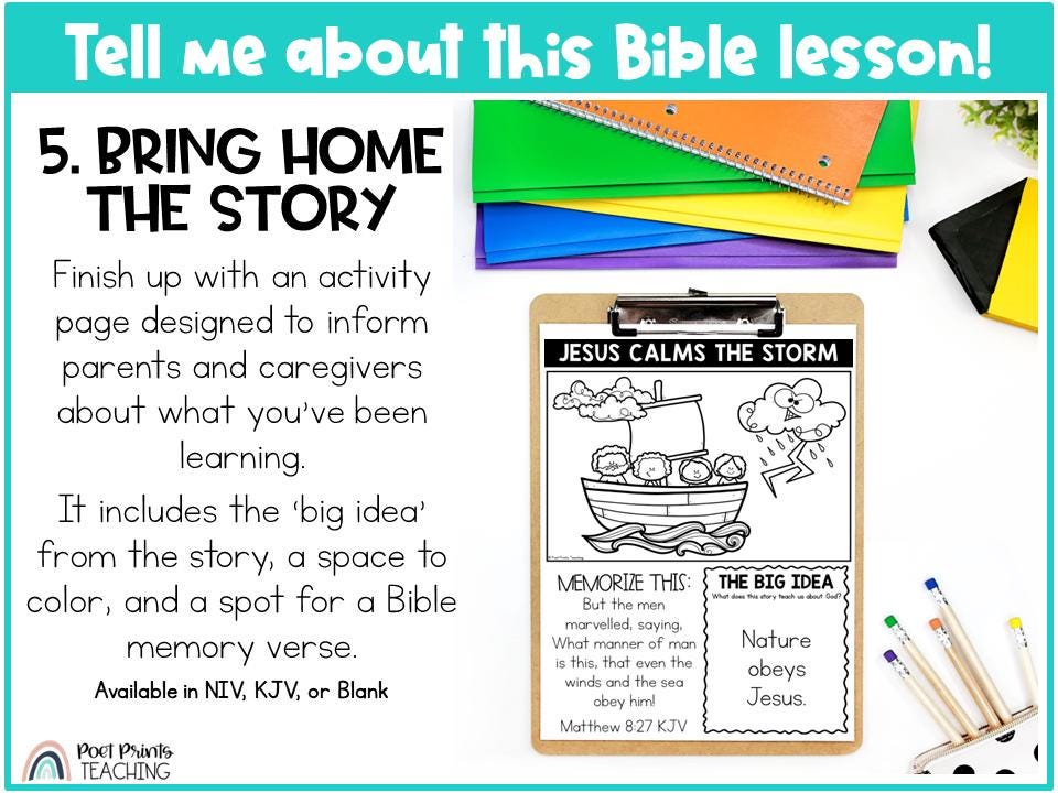 Jesus Calms the Storm, Miracles in the New Testament, Printable Bible ...