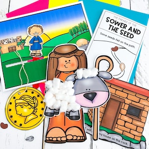 Parables of Jesus, 5 Preschool and Kindergarten Bible Lessons for ...
