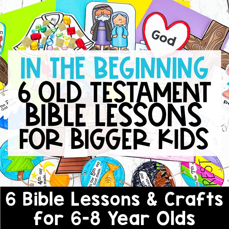 Old Testament Bible Story Lessons for Kids in 1st 2nd and 3rd Grade ...