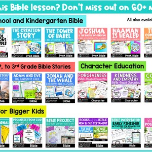 David and Goliath Printable Bible Lesson for Kids, Sunday School ...