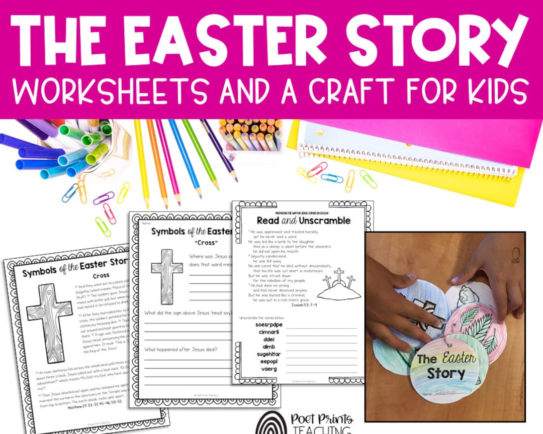 Easter Craft and Bible Lessons for Kids, the Easter Story, Sunday ...