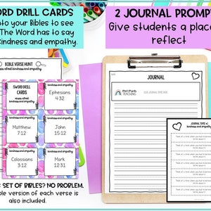 Kindness Bible Lessons for Kids, Bible Based Character Education Sunday ...