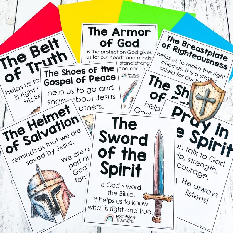 Armor of God Bible Lesson: 8 Printable Crafts & Activities (preschool ...