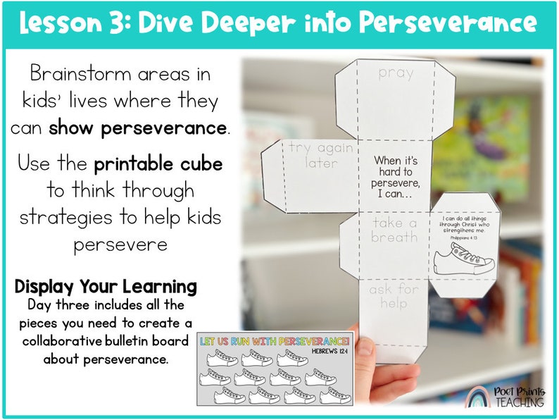 Perseverance Bible Lessons for Preschool and Kindergarten, Not Giving ...