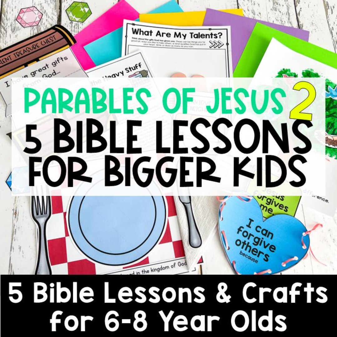 Parables of Jesus: Bible Lessons & Activities for Kids in Sunday School ...