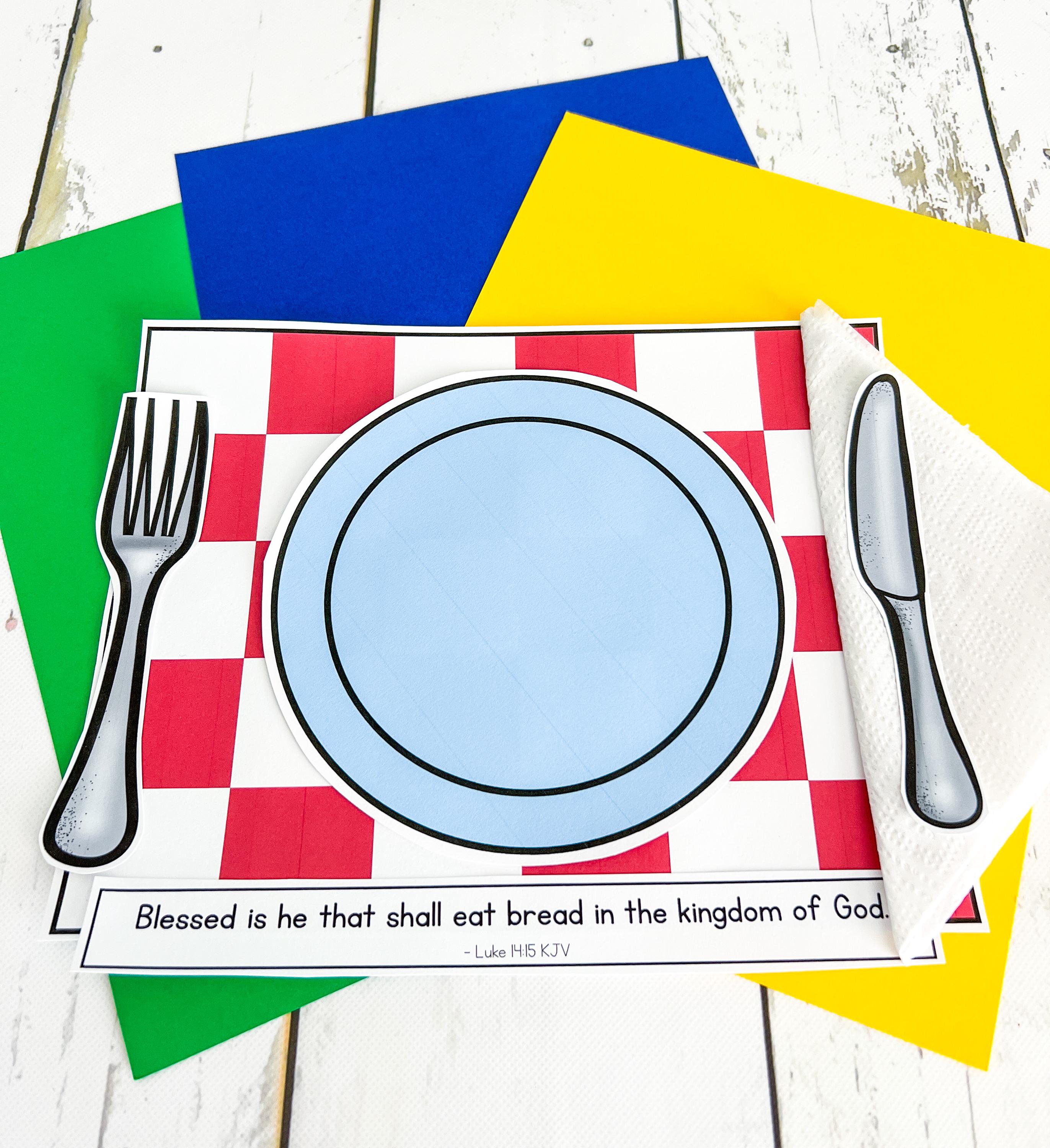 The Parable of the Great Banquet (printable PDF) Bible Lesson and Craft ...