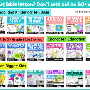 Daniel in the Lions Den Printable Bible Lesson for Kids, Sunday School ...