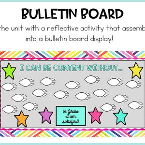 Contentment Bible Lessons for Kids, Printable Character Education ...