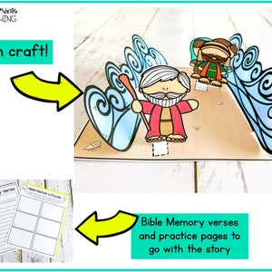 Moses Parts the Red Sea, Printable Bible Craft and Lesson for Kids ...