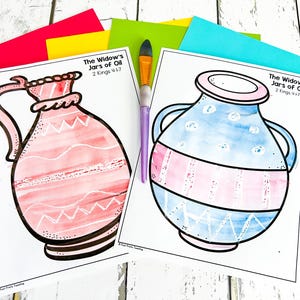Elisha and the Widow's Jars of Oil, Old Testament Bible Lesson ...