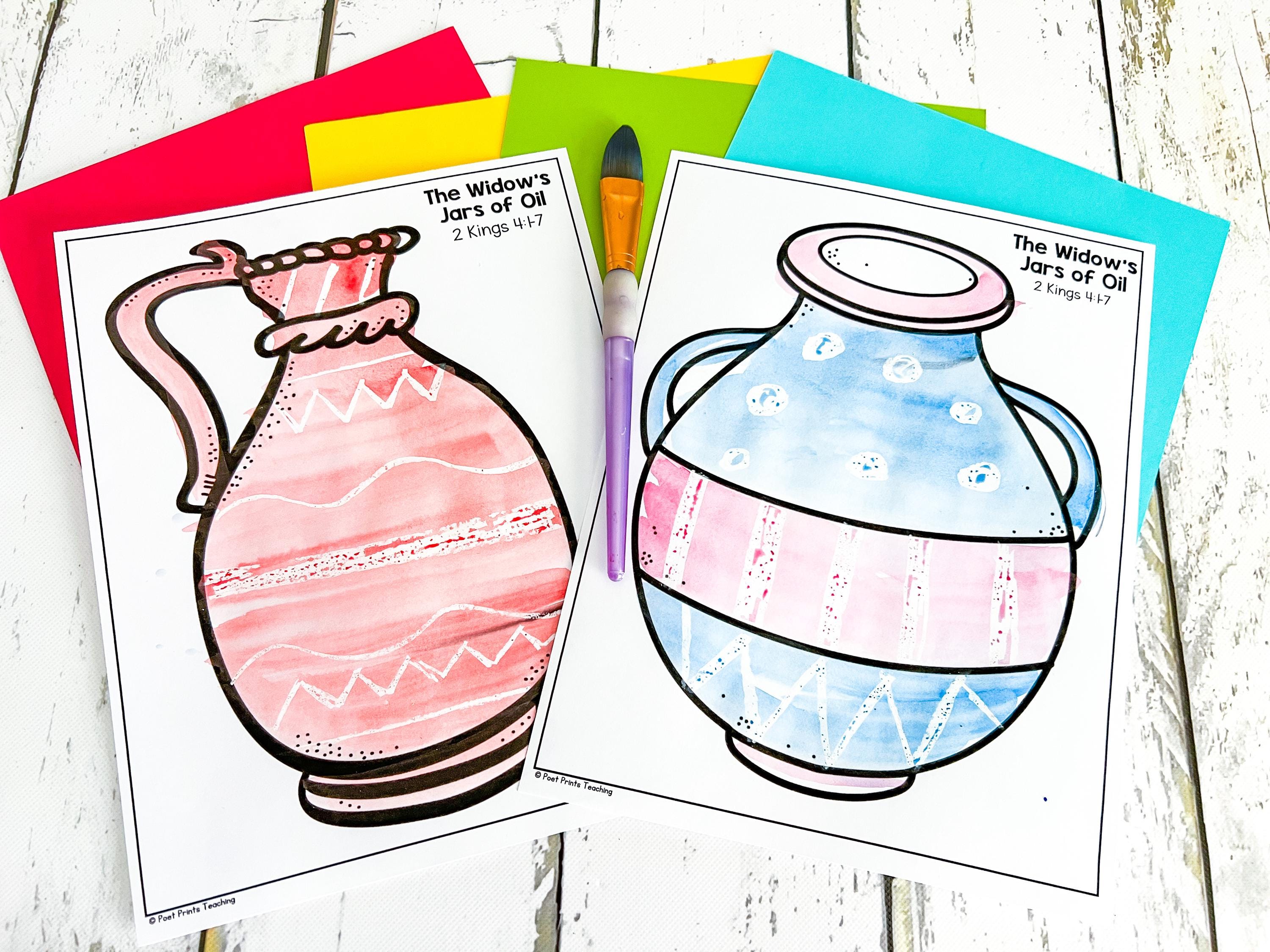 Elisha and the Widow's Jars of Oil, Old Testament Bible Lesson ...