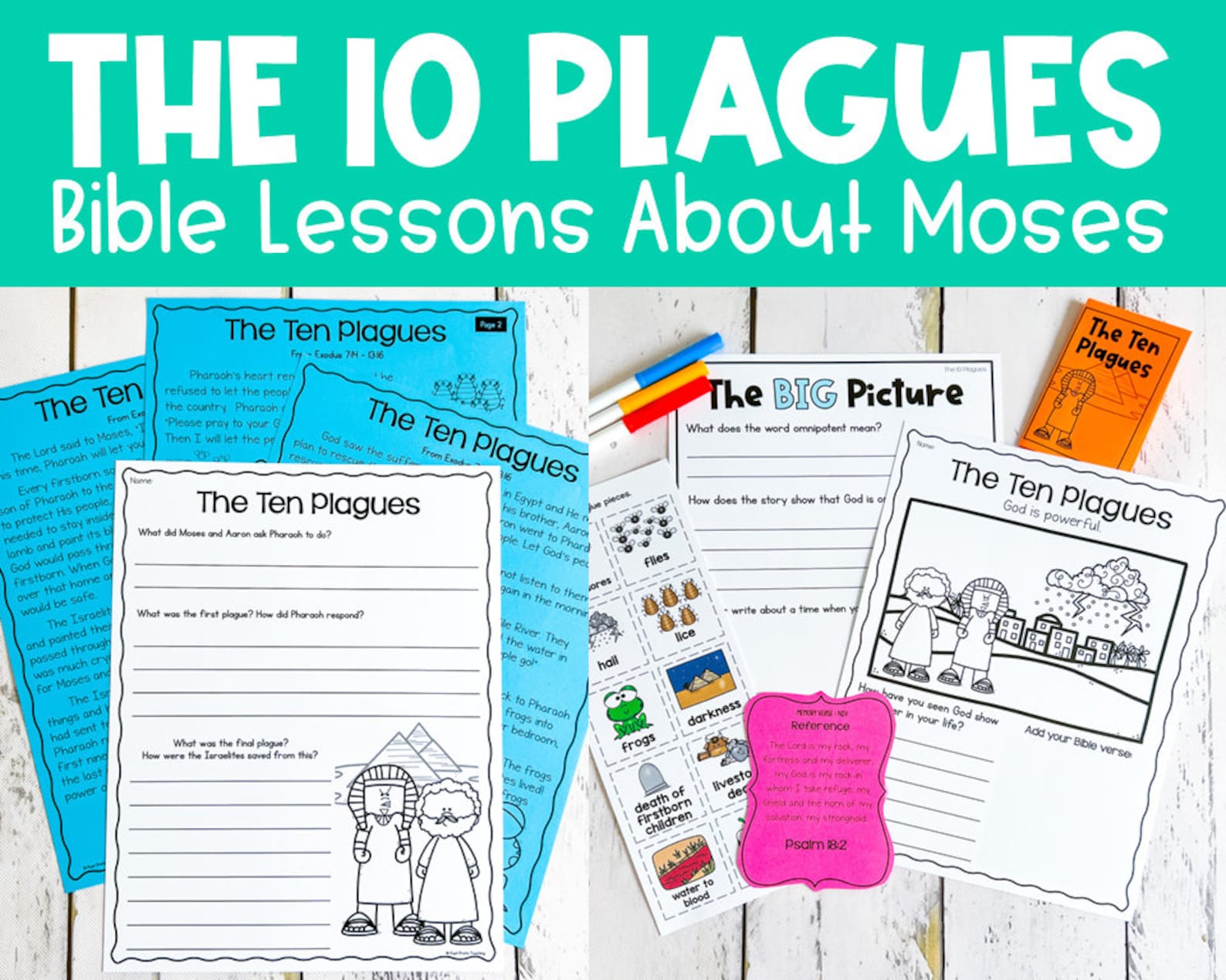 The 10 Plagues of Egypt, Printable Bible Craft and Lesson for Kids ...
