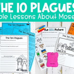 The 10 Plagues of Egypt, Printable Bible Craft and Lesson for Kids ...