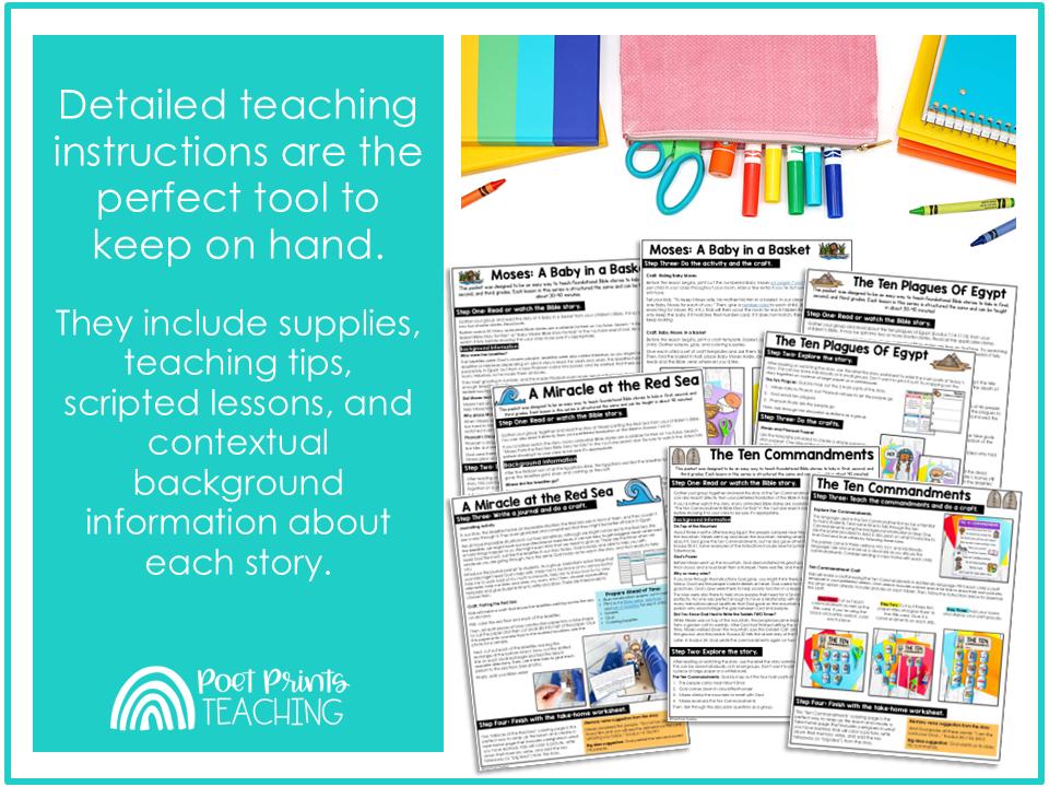 Bible Lessons for Kids, Printable Moses Crafts and Activities for ...