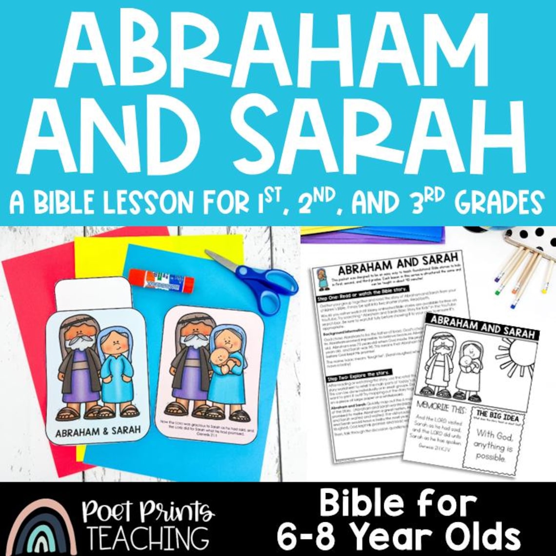 Abraham and Sarah, God's Promise, Printable Bible Lesson for Bigger ...