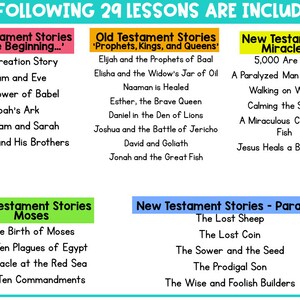 Preschool Bible Crafts and Lessons Printable Activities - Etsy