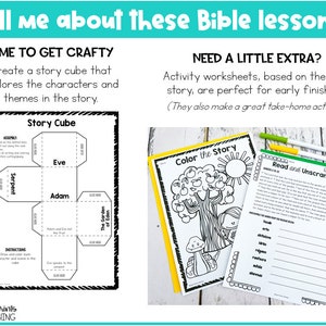 Garden of Eden Adam and Eve Craft Bible Lessons and Craft, Printable ...