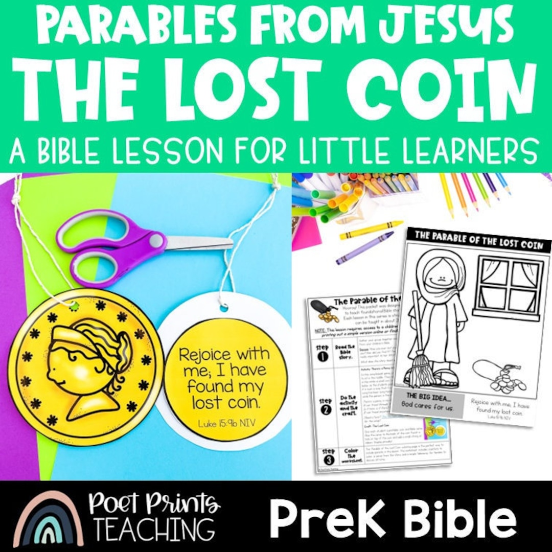 The Parable of the Lost Coin Printable Bible Craft and Lesson for ...
