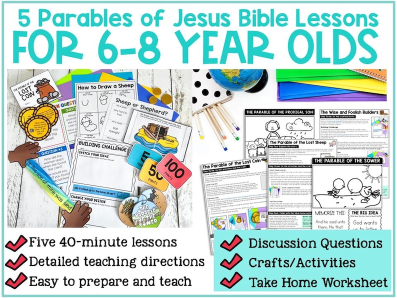 Parables of Jesus: Bible Lessons & Activities for Kids (digital ...