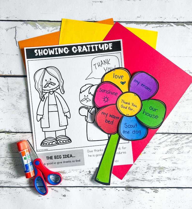 Thanksgiving Bible Lesson for Preschool Kids, Jesus Heals Ten Lepers ...