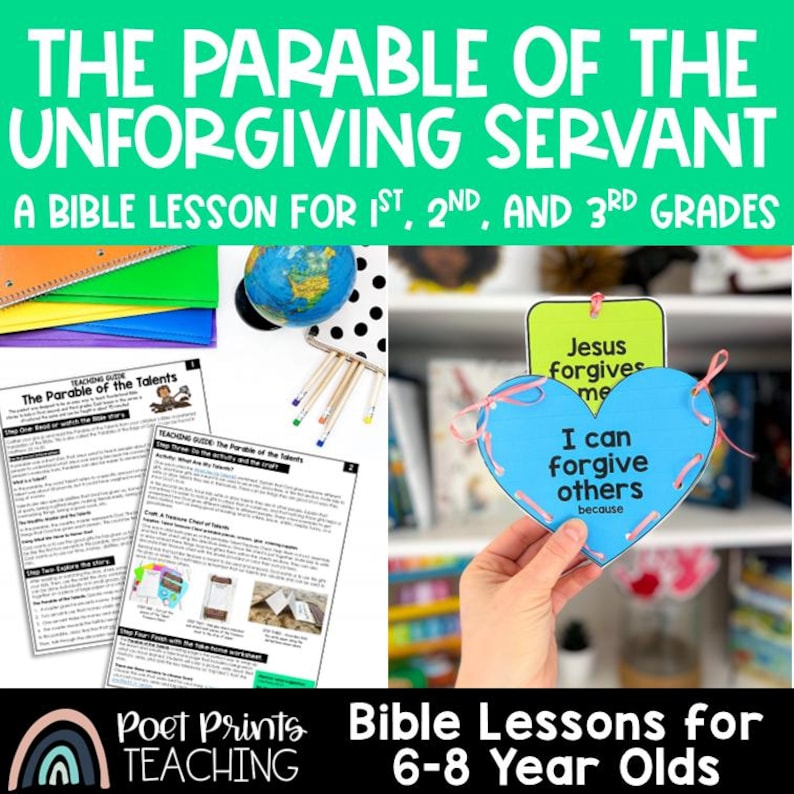 The Parable of the Unforgiving Servant (printable PDF) Forgiveness ...
