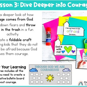 Courage Bible Lessons for Preschool and Kindergarten | Character ...