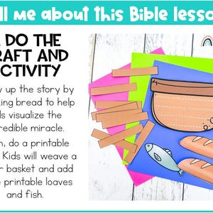 Jesus Feeds the 5000, Miracles in the New Testament, Printable Bible ...