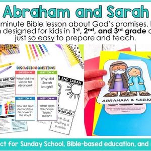 Abraham and Sarah, God's Promise, Printable Bible Lesson for Bigger ...