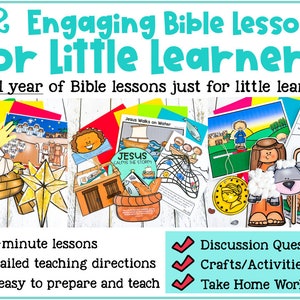 Preschool Bible Crafts and Lessons (printable PDF) for Sunday School ...