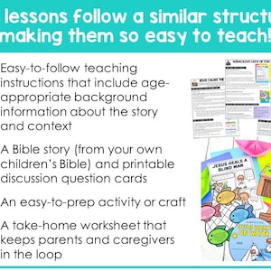 The Miracles of Jesus, Bible Lessons for Kids, 1st, 2nd, 3rd Grades ...