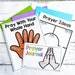 The Lord's Prayer, Jesus Teaches Us to Pray, Printable Bible Craft and ...
