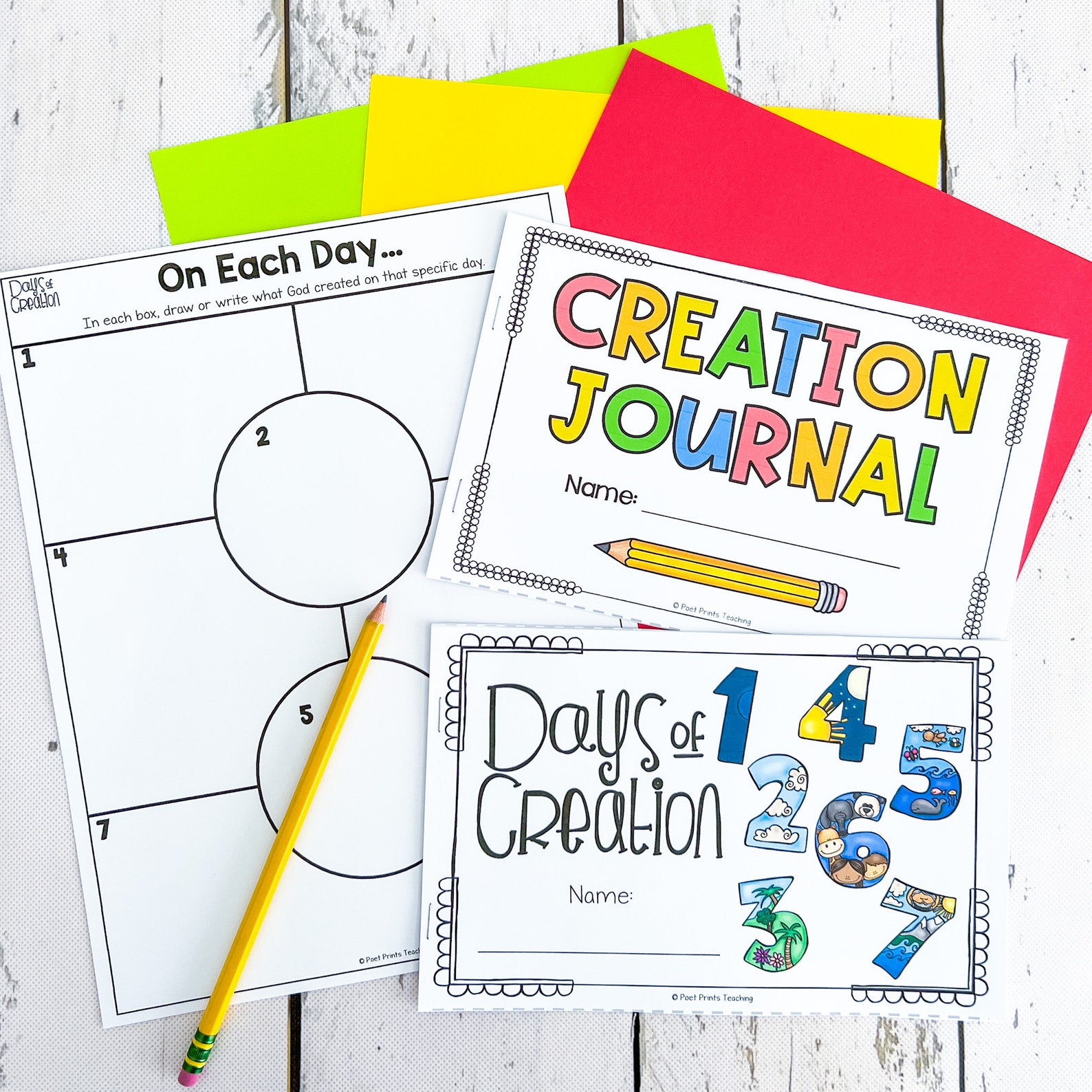 Days of Creation Craft Bible Lessons and Craft, Printable Sunday School ...