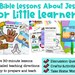 5 Bible Lessons About Jesus for Preschool, Printable Crafts and ...