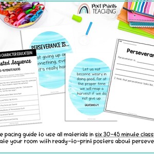Perseverance Bible Lessons for Kids, Printable Character Education ...