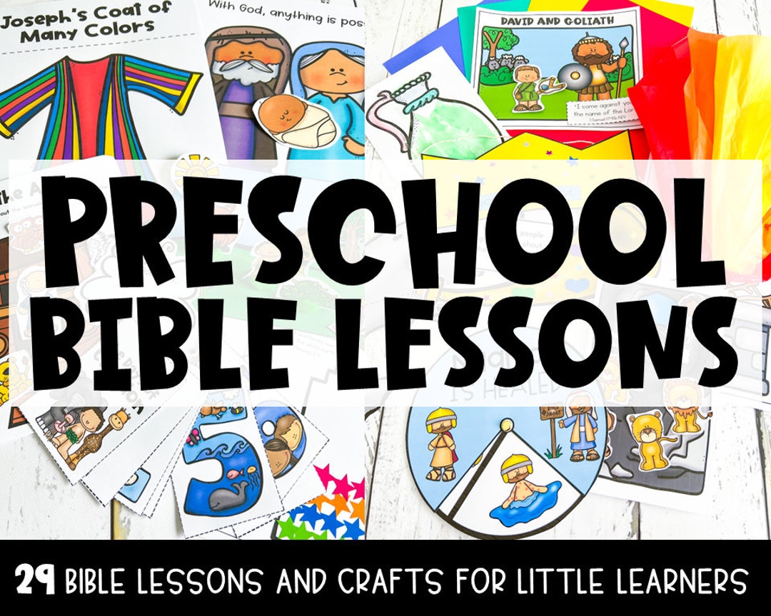 Preschool Bible Crafts and Lessons, Printable Activities, Sunday School ...