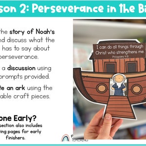 Perseverance Bible Lessons for Preschool and Kindergarten, Not Giving ...
