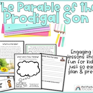 The Parable of the Prodigal Son Bible Lesson for Kids, Sunday School ...