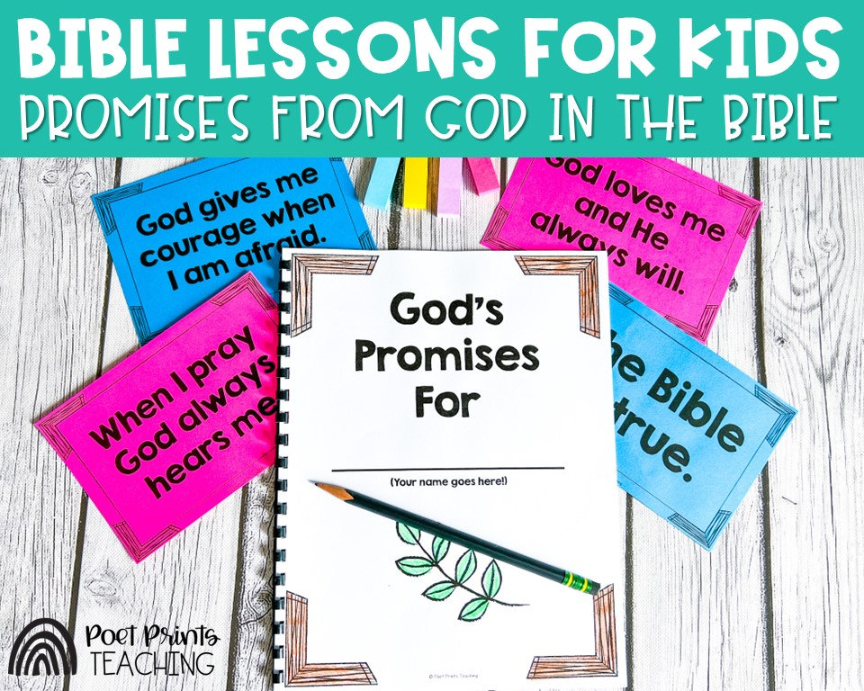 Printable Bible Lesson for Kids God's Promises Sunday - Etsy