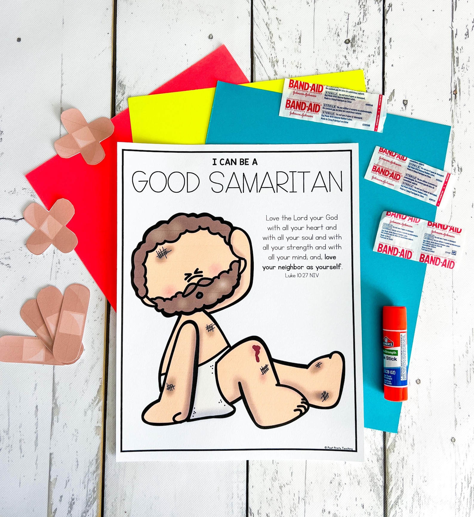 The Parable of the Good Samaritan Bible Lesson for Preschool (PDF ...