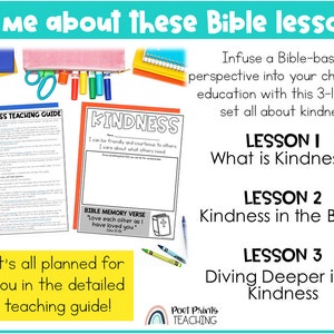 Kindness Bible Lessons and Activities for Preschool and Kindergarten ...
