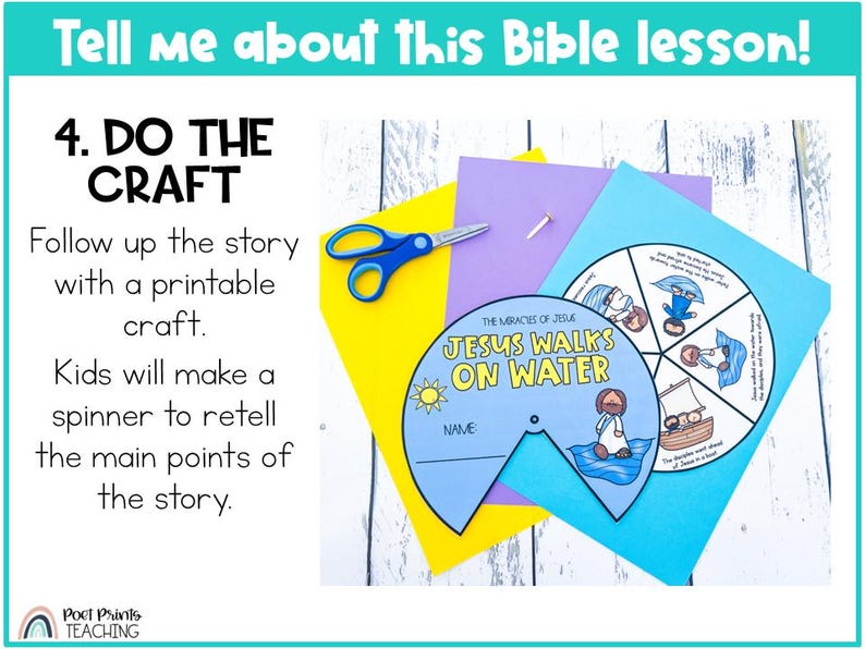 Jesus Walks on Water, Miracles in the New Testament, Printable Bible ...