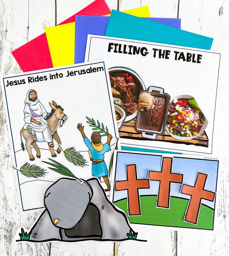 Easter Bible Lessons for Preschool, Printable Crafts and Activities for ...