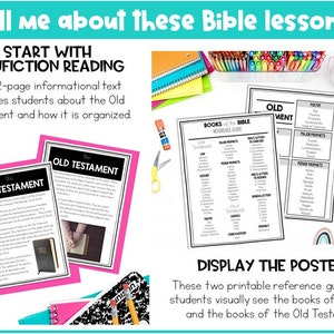 The Books of the Bible Lessons for Kids, Old Testament, Bible Study ...