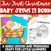 Baby Jesus is Born, Christmas Bible Lesson for Preschool, Printable ...